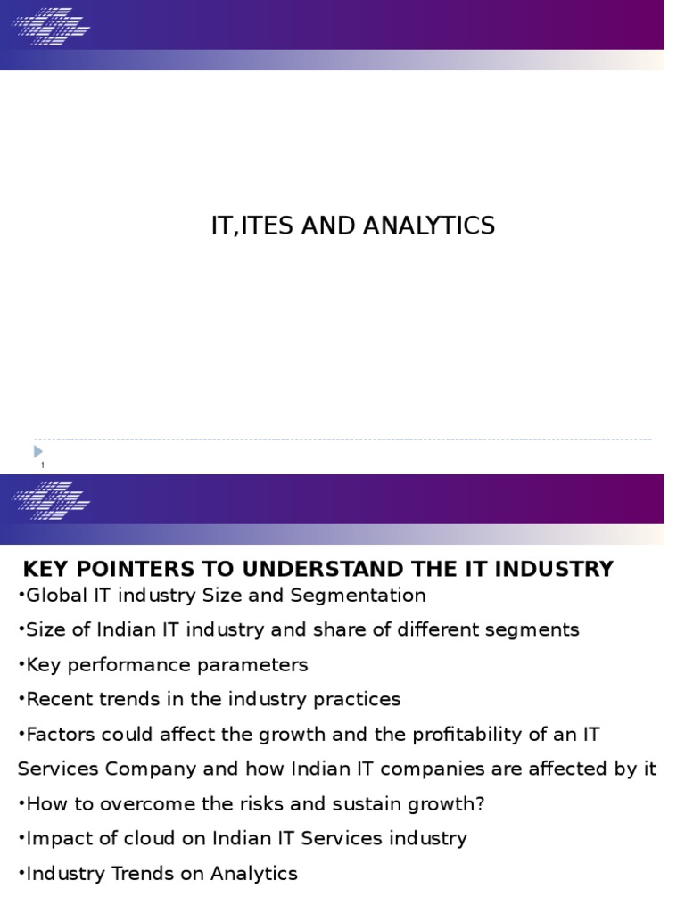 IT, ITES and Analytics | PDF | Analytics | Cloud Computing