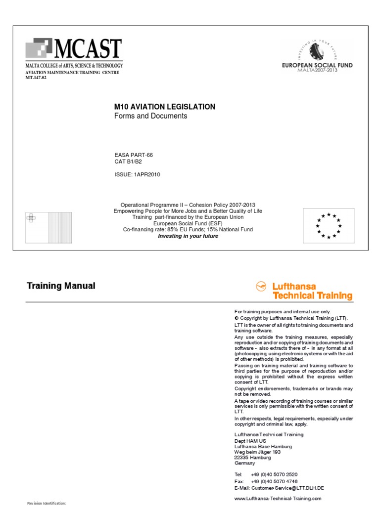 P66 M10 CAT B Forms and Docs 04 10 | PDF | Copyright | Aviation