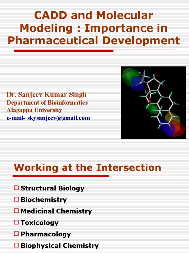 CADD and Molecular Modeling | PDF | Drug Design | Docking (Molecular)
