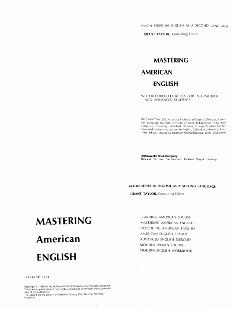 Mastering American English Text | PDF | Adverb | Adjective