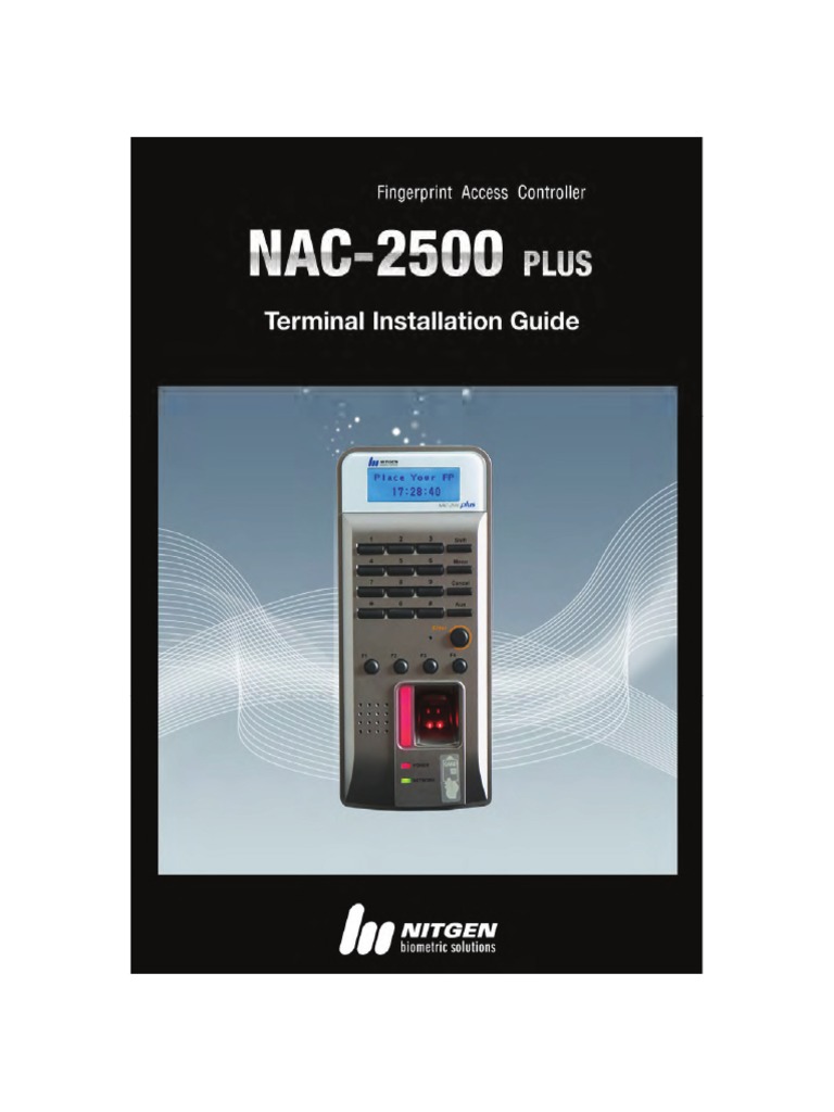 Nitgen NAC 2500 PLUS Fingerprint Access Controller Terminal ...
