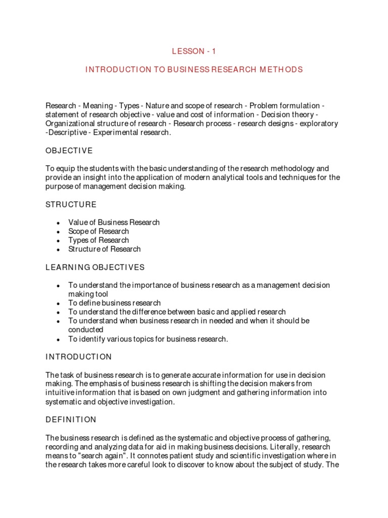 Business Research Methods | PDF | Research Design | Scientific Method