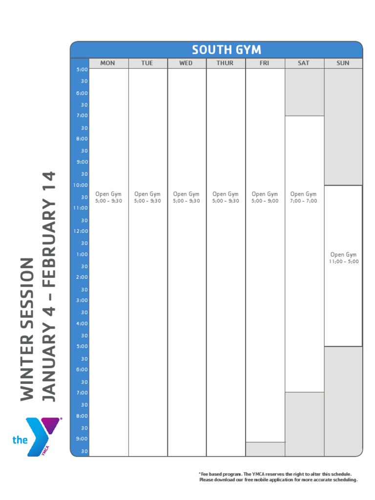 Gym Schedules | PDF