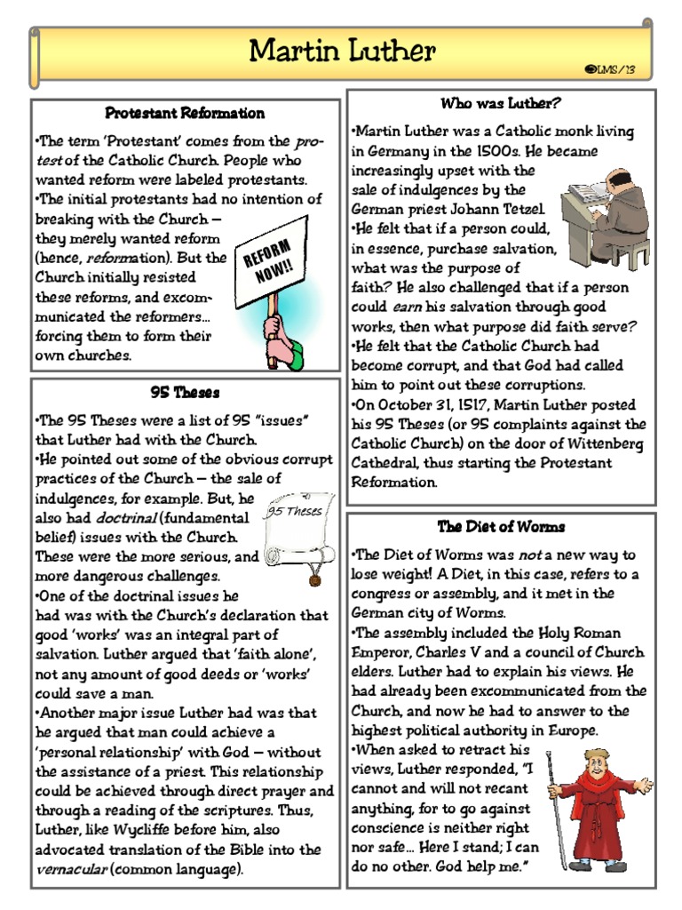 Reformation Packet 2 | PDF | Martin Luther | Protestant Reformation
