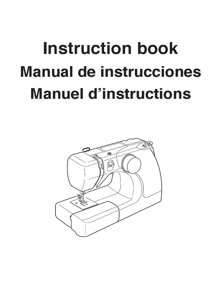 Sewing Machine Manual PDF | Download Free PDF | Ac Power Plugs And ...