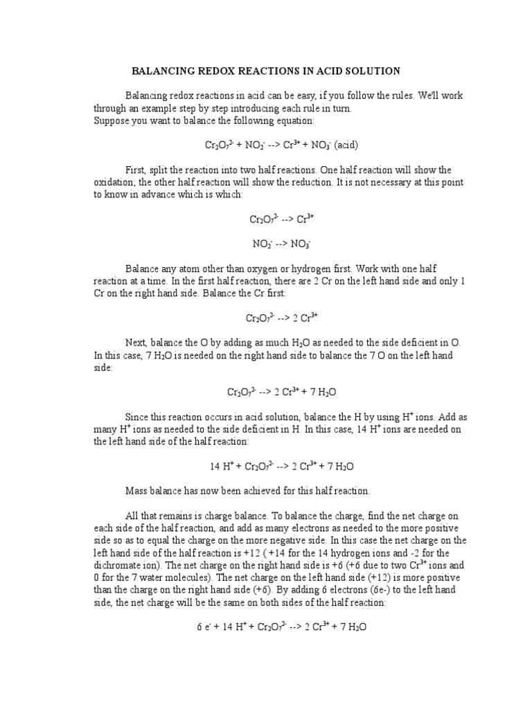 Redoxa | PDF | Redox | Ion