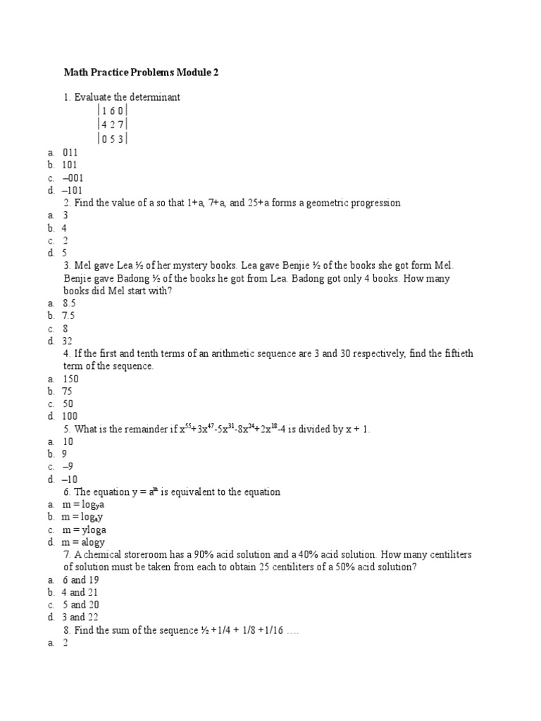 Ece Math Problems | Download Free PDF | Fraction (Mathematics) | Odds