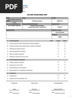 FAT/SAT Document for System Testing | PDF | Information Technology ...