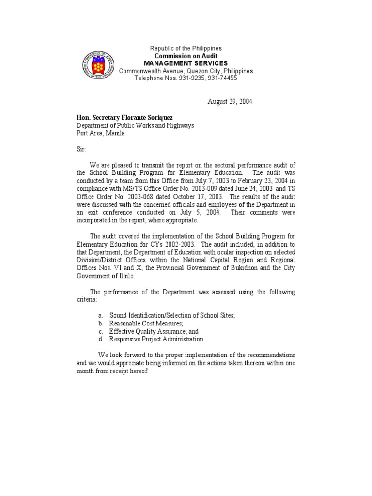 DPWH - SBP2003-03A Republic of The Philippines | PDF | Business