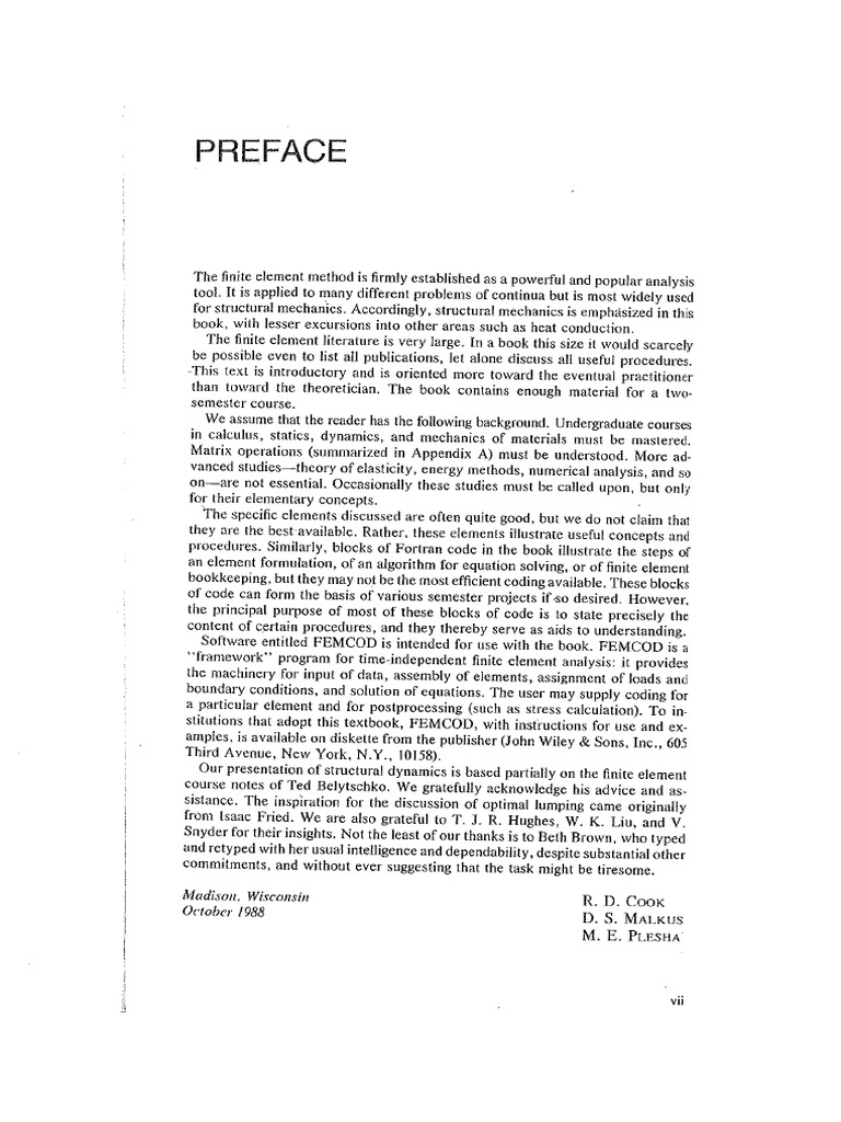 0101 Concepts and Applications of Finite Element Analysis - Robert D ...