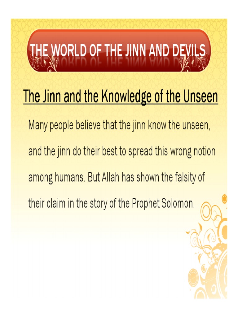 The World of The Jinn and Devils | PDF | Jinn | Devil