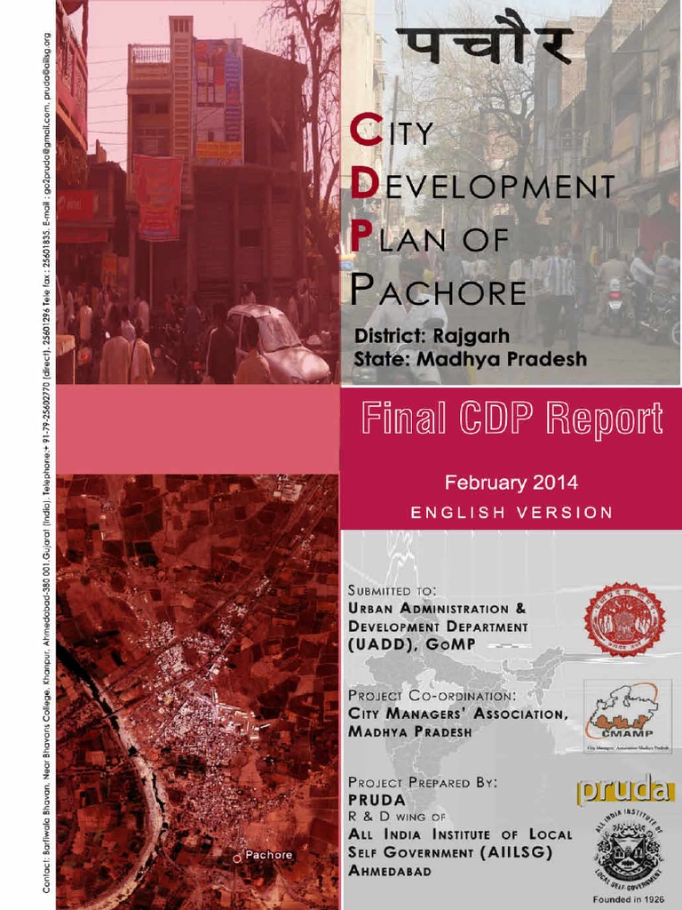 CDP Pachore English | PDF | Slum | Sanitation