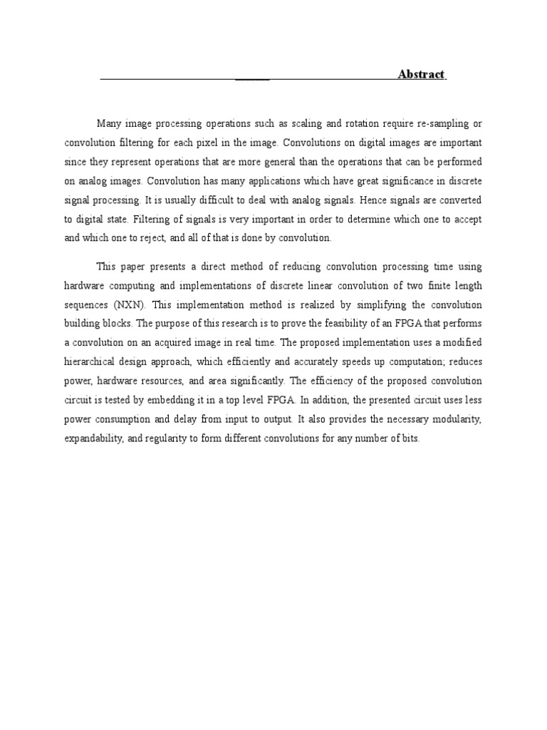 Convolution | PDF | Convolution | Digital Signal Processing