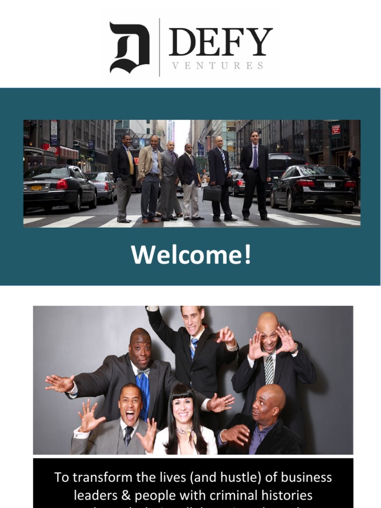 Defy Ventures Information Packet 1 | PDF | Entrepreneurship | Corporations