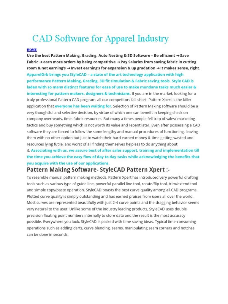 An In-Depth Review of StyleCAD's Comprehensive Apparel Design and ...