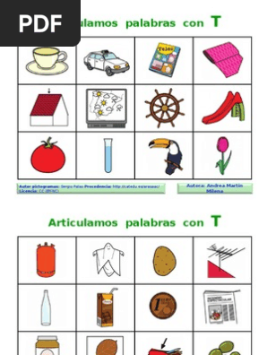 Palabras Con La Letra T