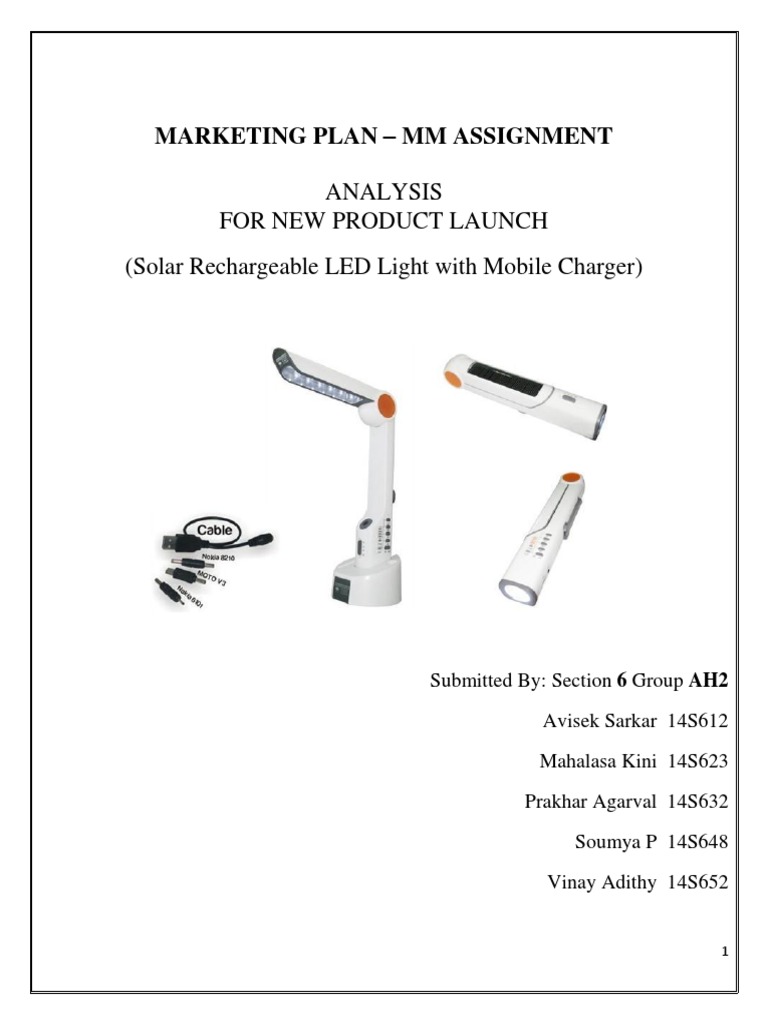 Marketing Plan Solar Battery | PDF | Battery Charger | Marketing Strategy
