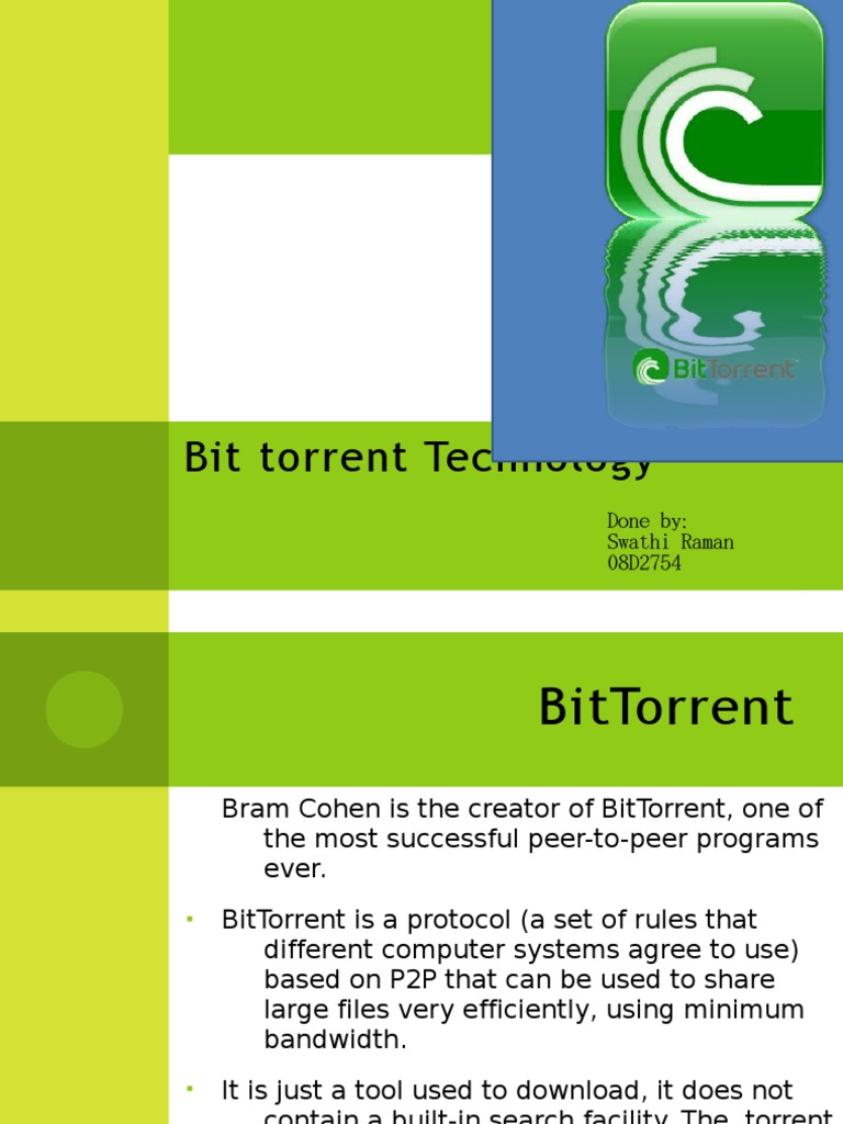 Bit Torrent Technology | Client–Server Model | Peer To Peer