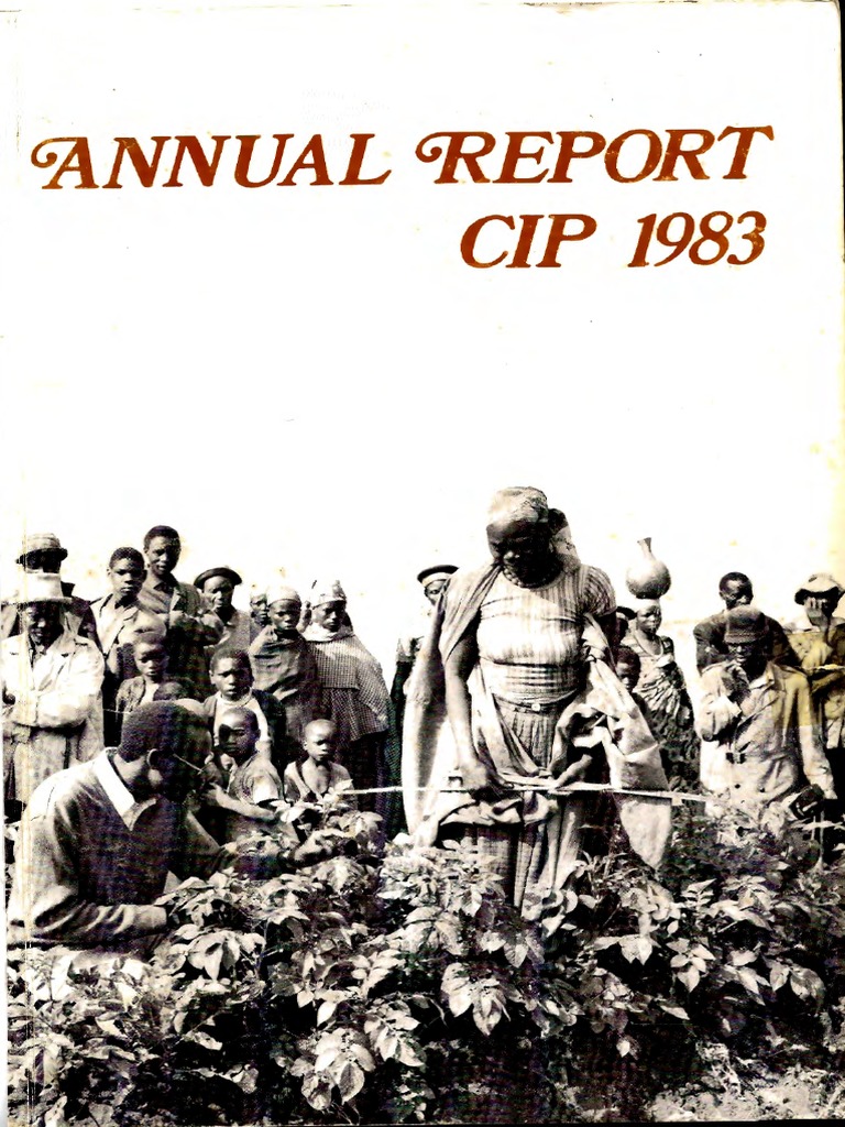 CIP Annual Report 1983 | PDF | Potato | Plant Breeding