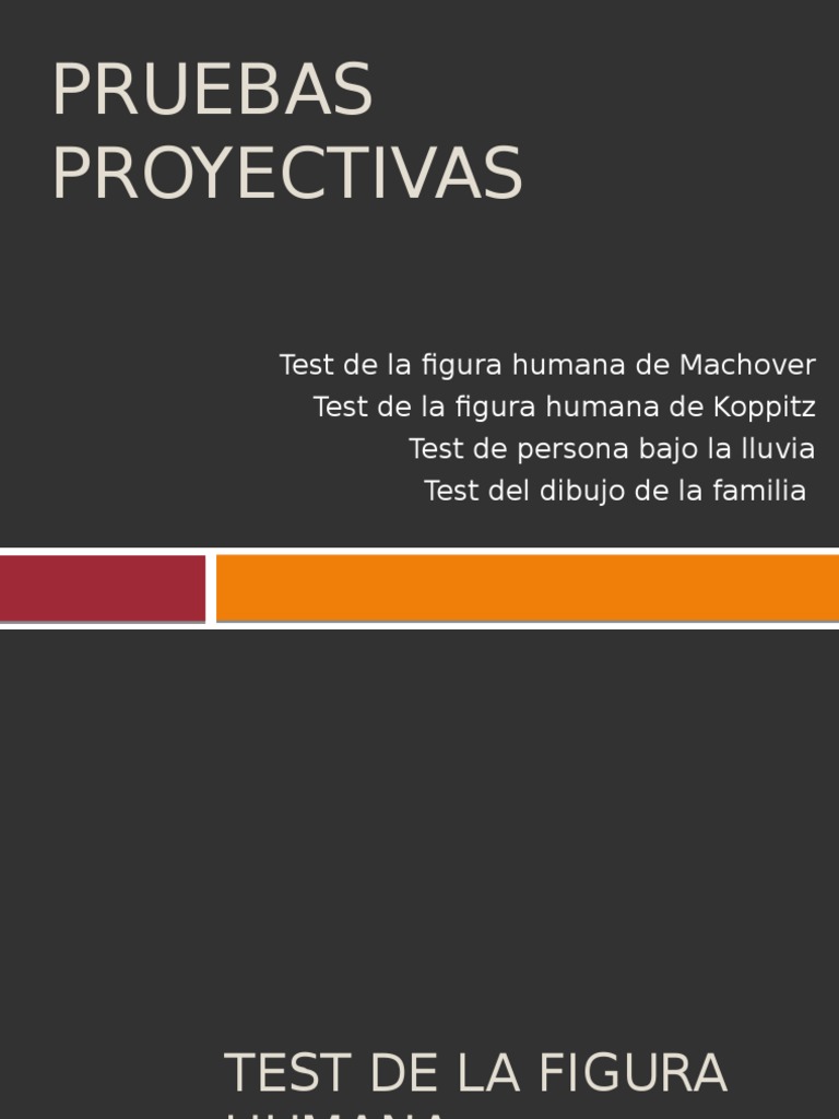 Pruebas Proyectivas | Descargar gratis PDF | Dibujo | Timidez