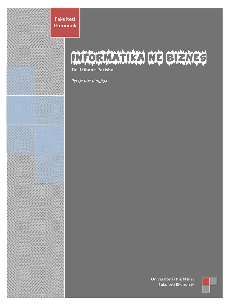Informatika Ne Biznes | PDF