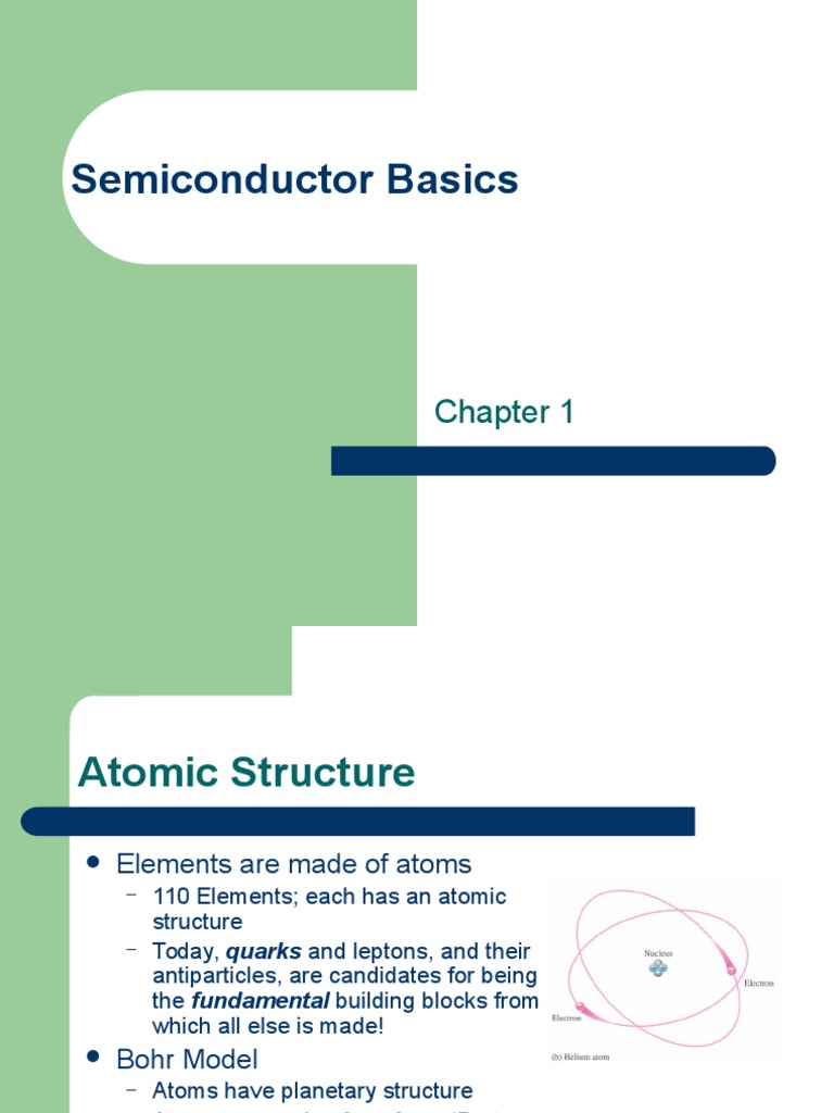 Semiconductor Basics | PDF | P–N Junction | Doping (Semiconductor)