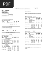 Sample Visual Transcript | PDF | Physical Education | Science