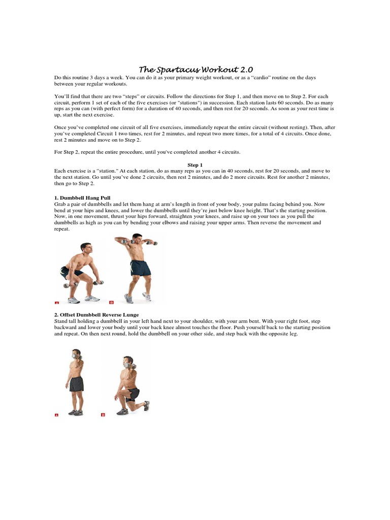 Spartacus Workout 2.0 | Human Anatomy | Recreation