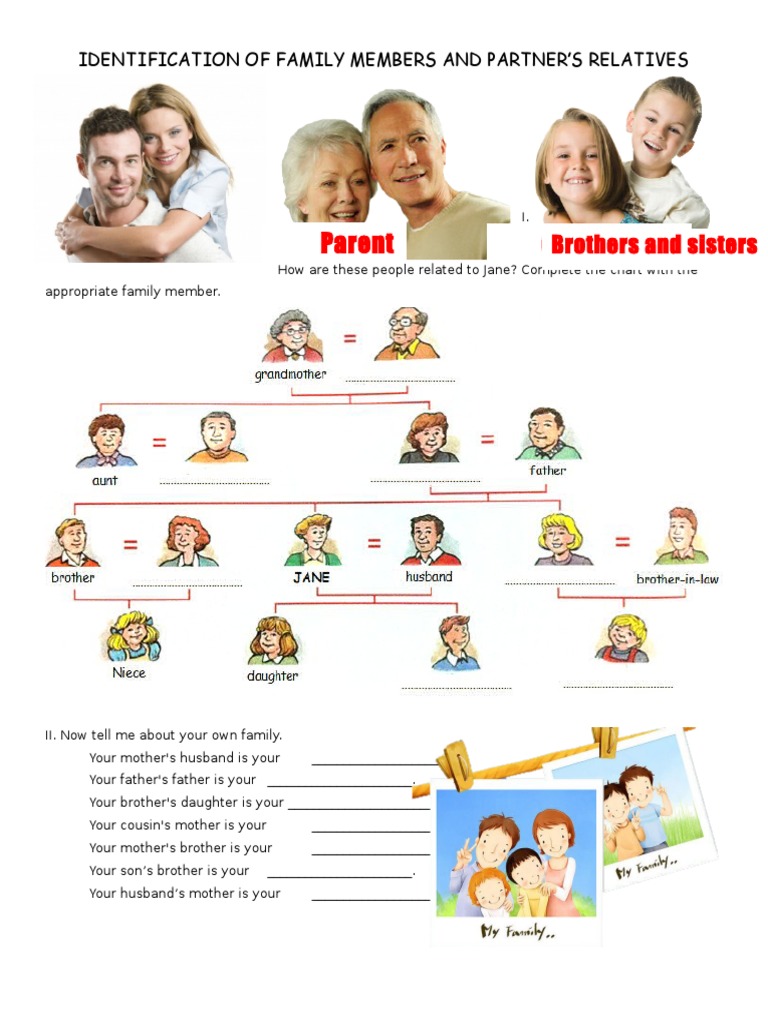 Family Members and Possessive Case Guide | PDF | Syntax | Languages