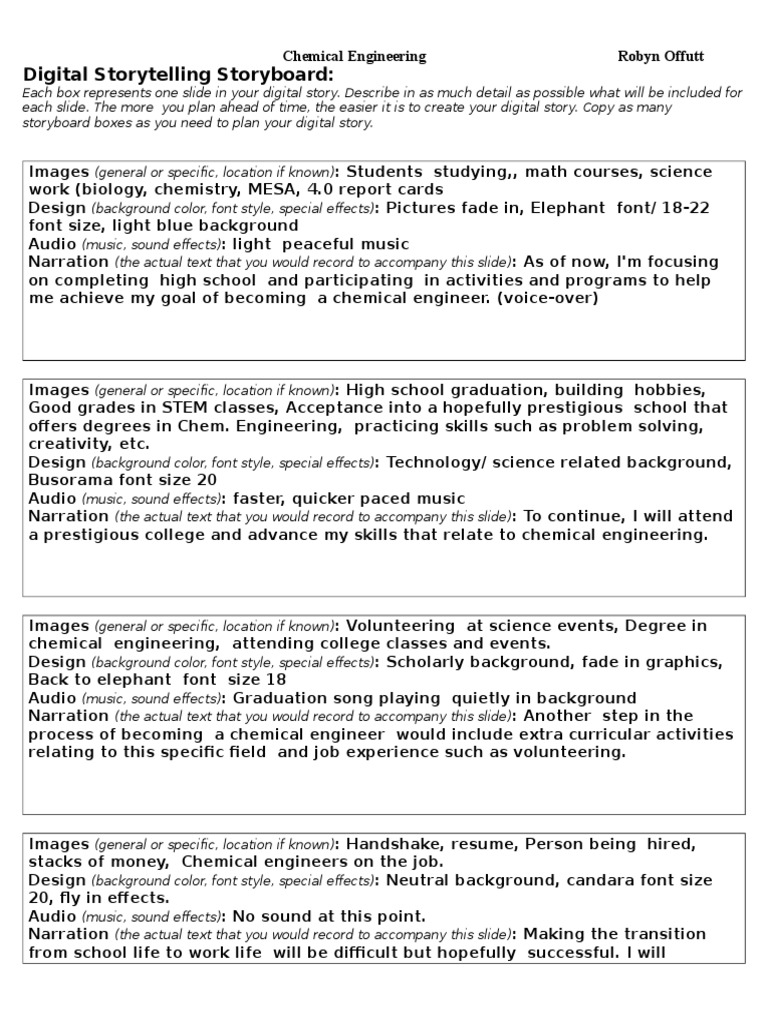 Storyboard | PDF | Secondary School | Science, Technology, Engineering ...