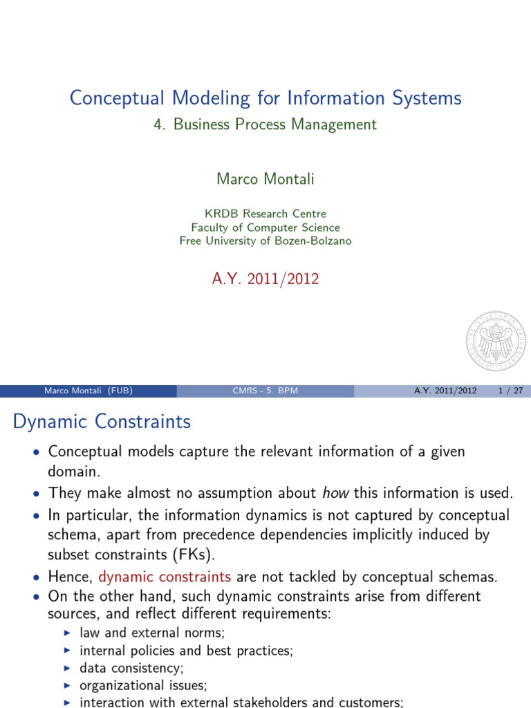 Conceptual Modeling For Information Systems | PDF | Conceptual Model ...