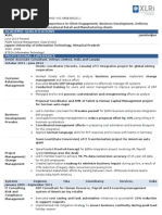 IIM CV Template | PDF