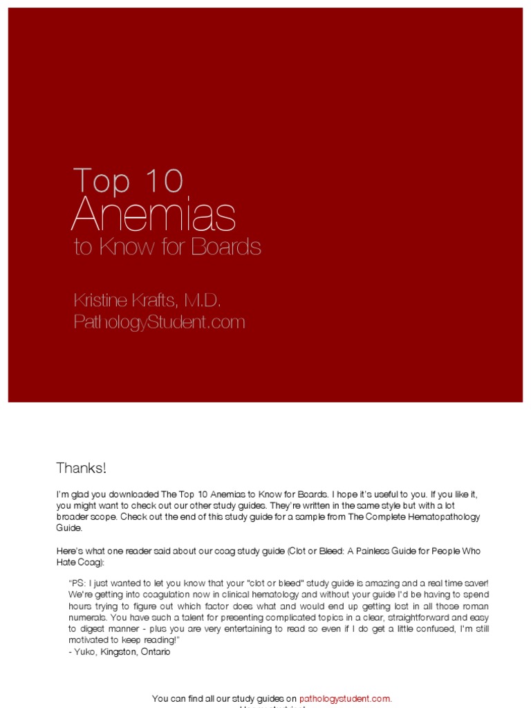 Top 10 Anemias | PDF | Anemia | Leukemia