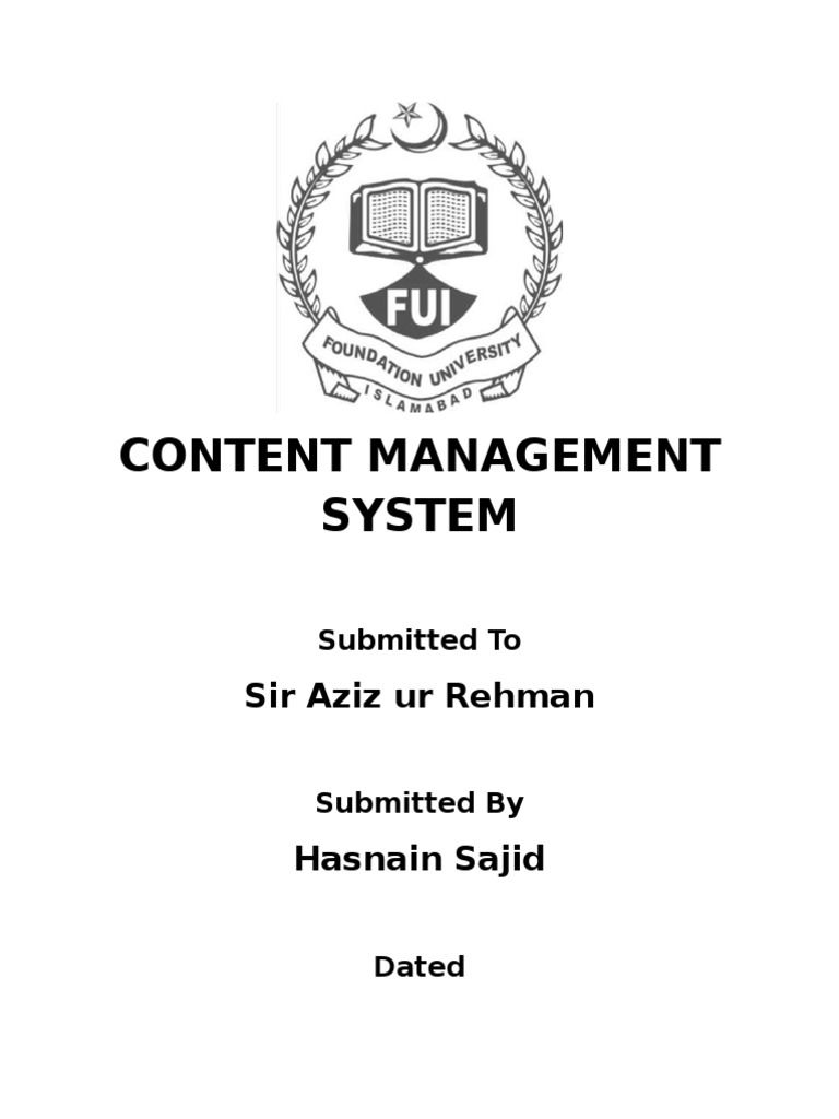 Content Management System | PDF | Websites | World Wide Web