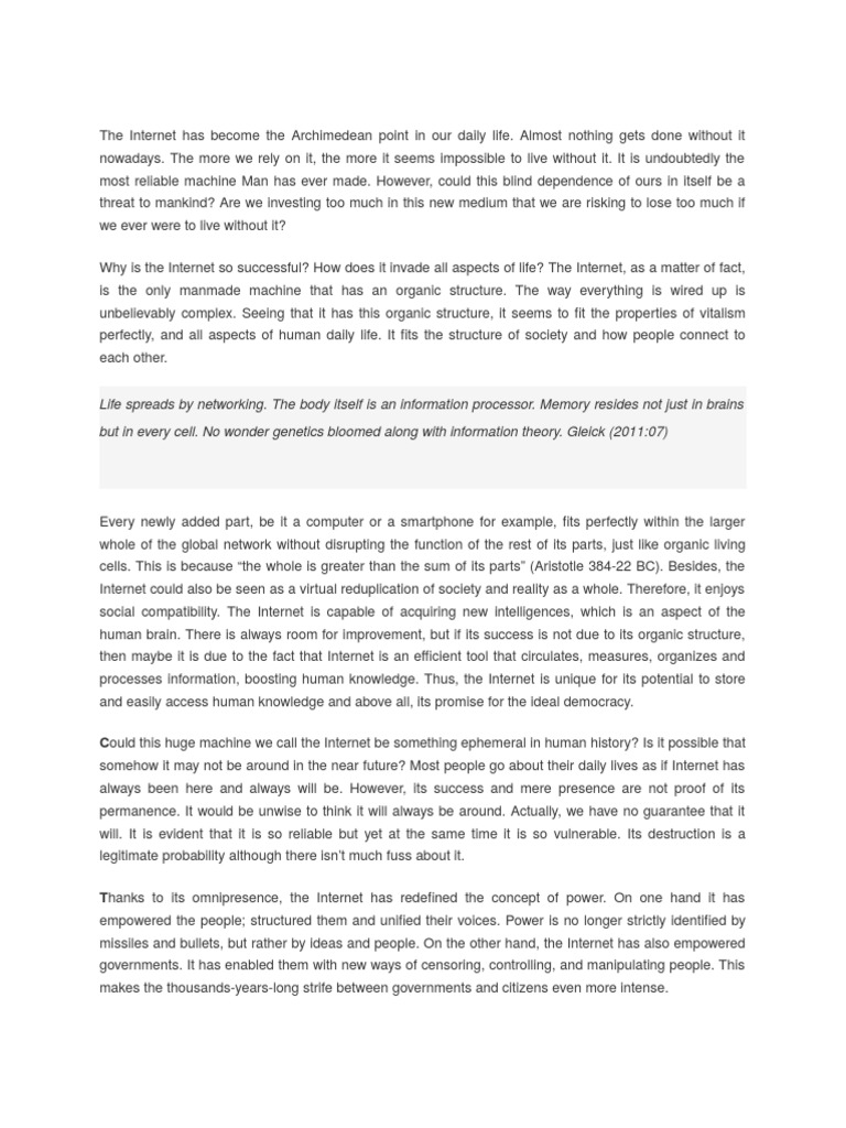 Life Without Internet | PDF | Cosmic Ray | Outer Space