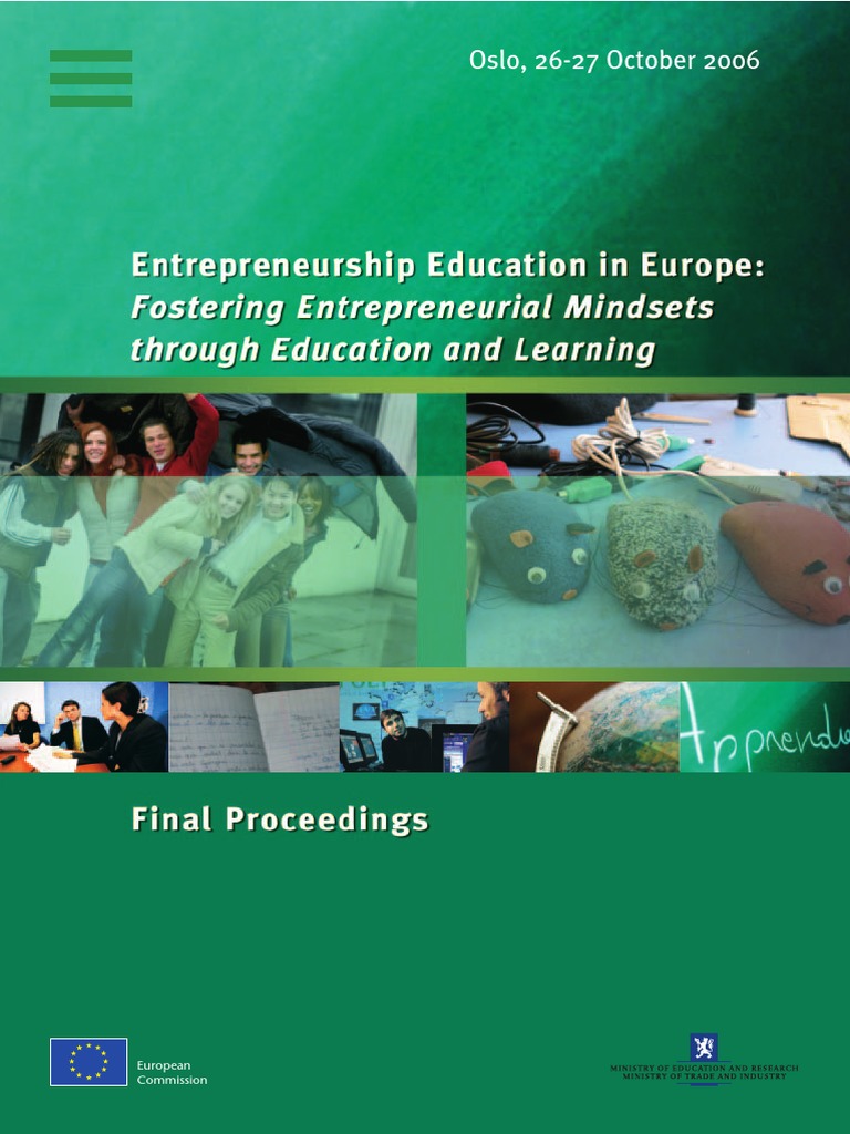 Oslo Report Final 2006 | PDF | Entrepreneurship | Strategic Management