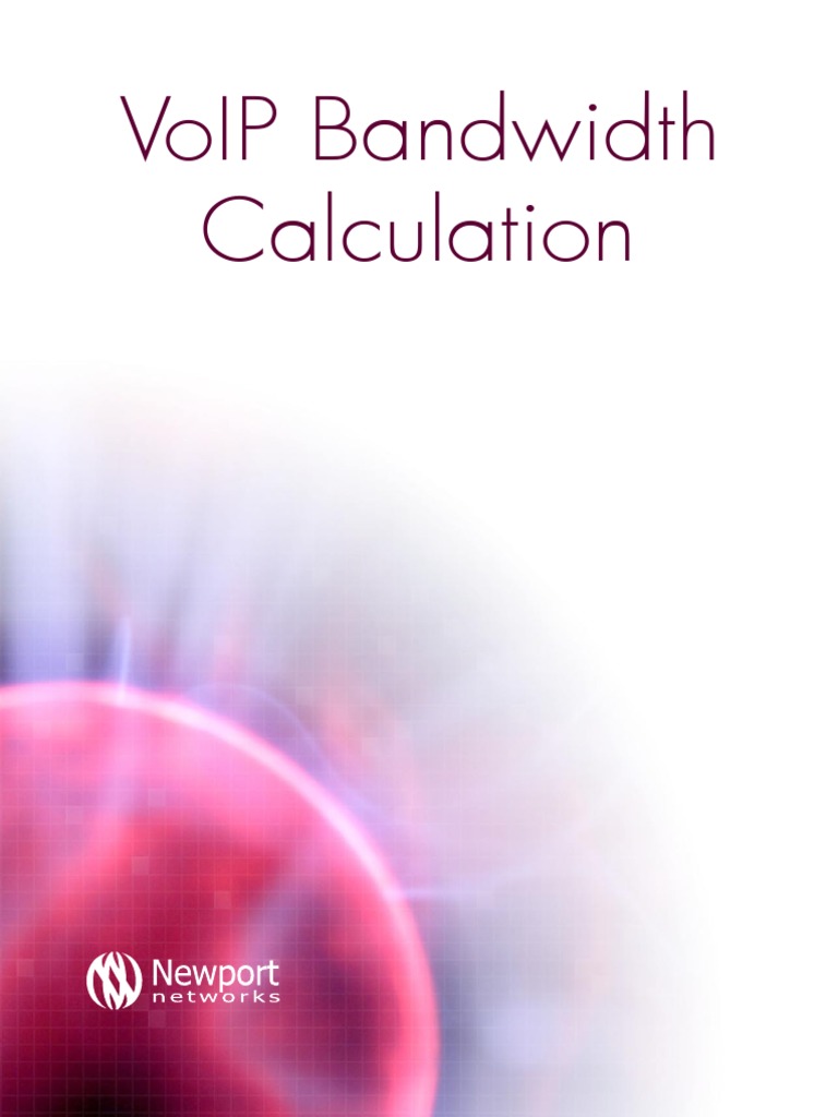 Voip Bandwidth Calculation | PDF | Network Packet | Internet Protocols