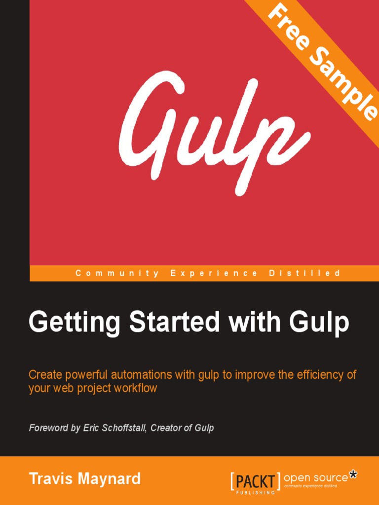 Getting Started With Gulp Sample Chapter Pdf Java Script Software Engineering