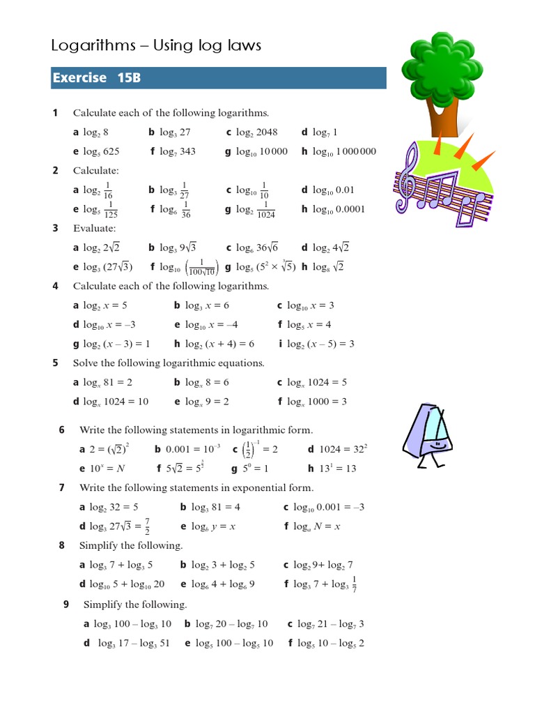 Using Logarithm Laws 3 | PDF | Logarithm | Discrete Mathematics