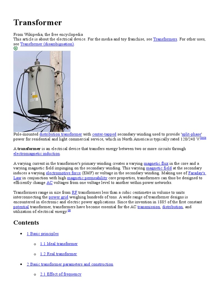 Transformer - Electrical Machine | PDF | Electromagnetic Induction ...