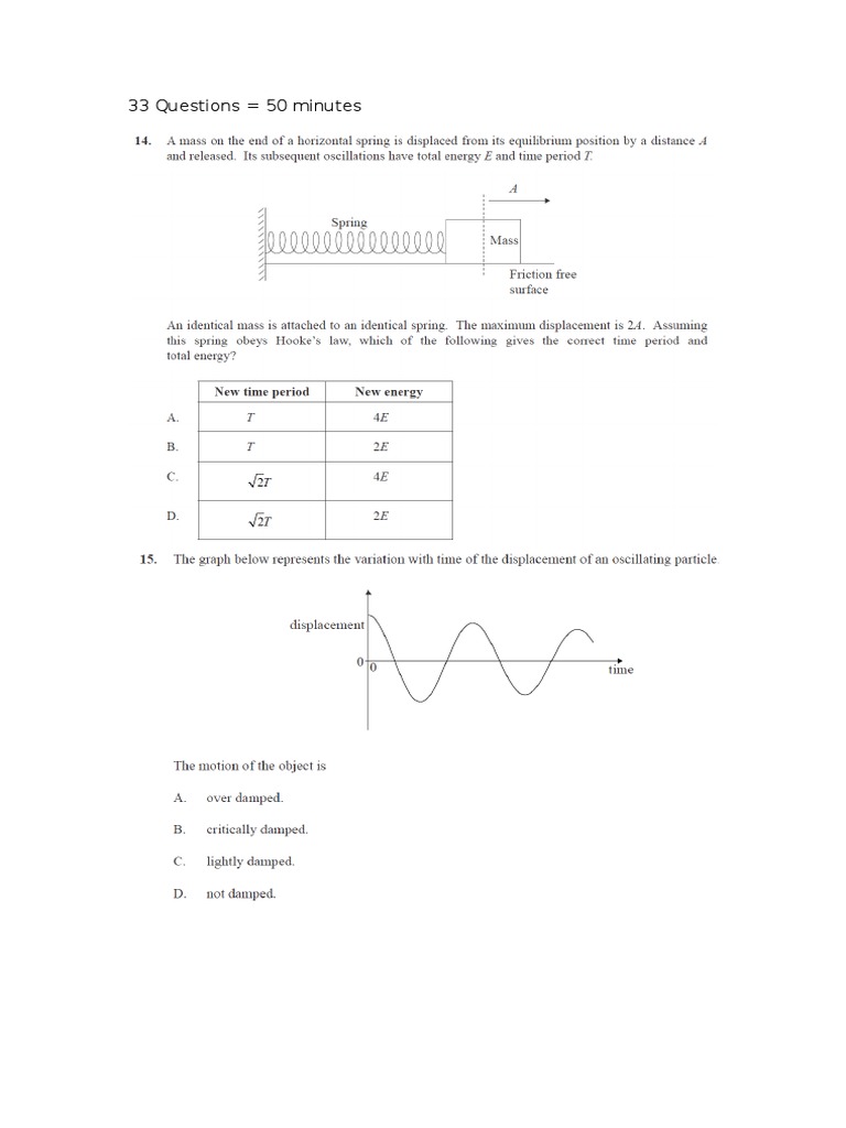 IB Physics HL Waves Revision | PDF