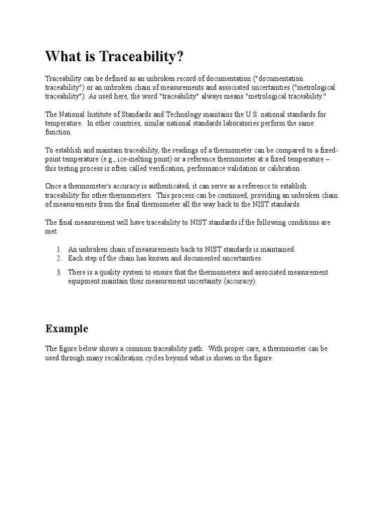 Ensuring Measurement Accuracy Through Proper Thermometer Traceability ...