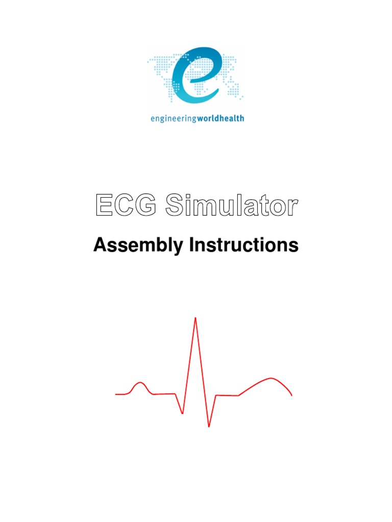 ECG Simulator Assembly Guide | PDF | Soldering | Printed Circuit Board