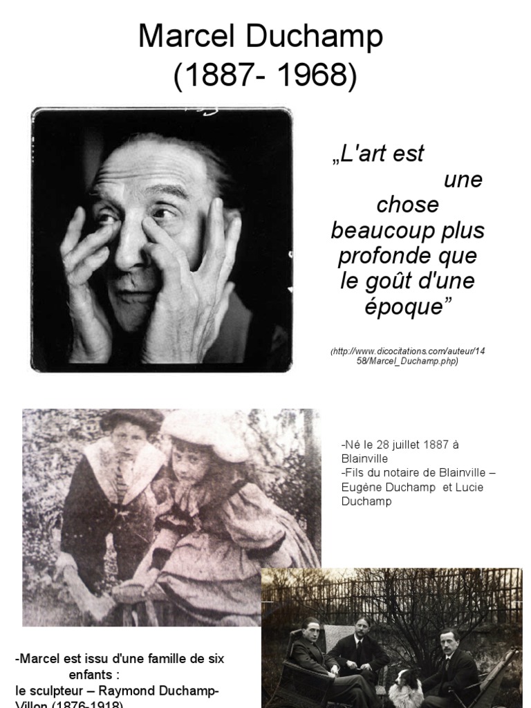 Marcel Duchamp | PDF | Mouvements de l'art | Esthétique