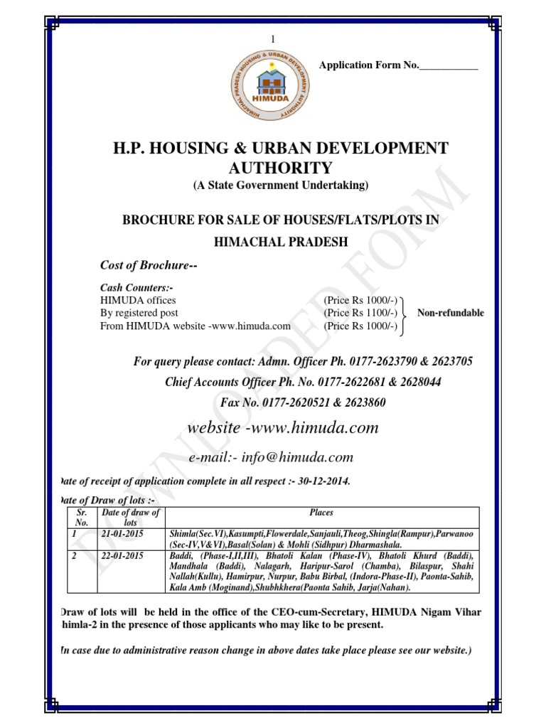 Himuda Brochure2014 | PDF | Interest | Lease