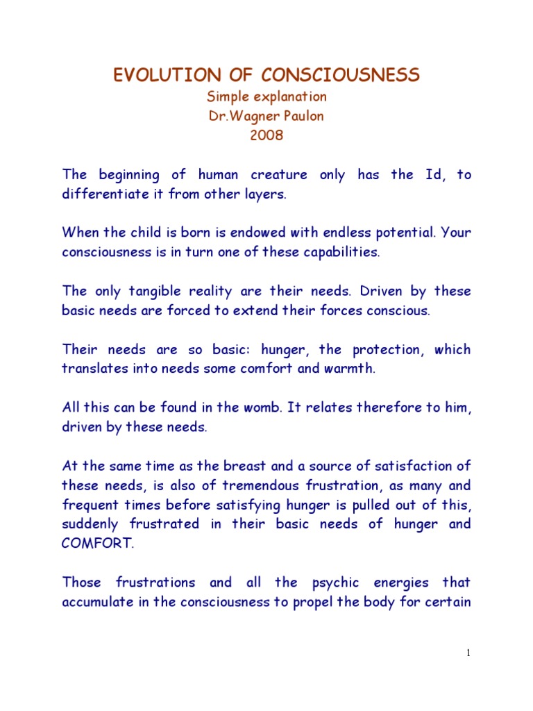 0012 Evolution of Consciousness | PDF