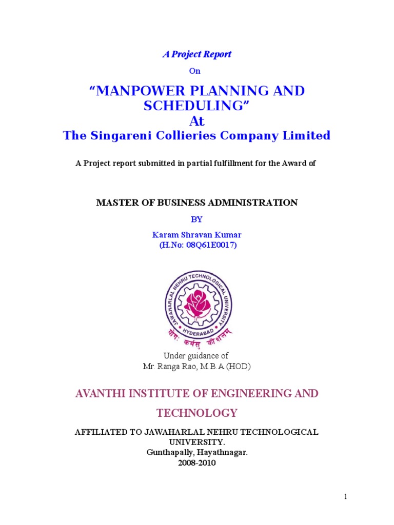 Manpower Planning | PDF | Human Resources | Employment