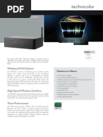 Spectrum D3.1 EMTA Data Sheet | PDF | Orthogonal Frequency Division ...