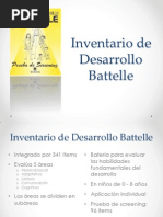 Escala de Desarrollo Infantil Battelle | Invalidez | Comunicación