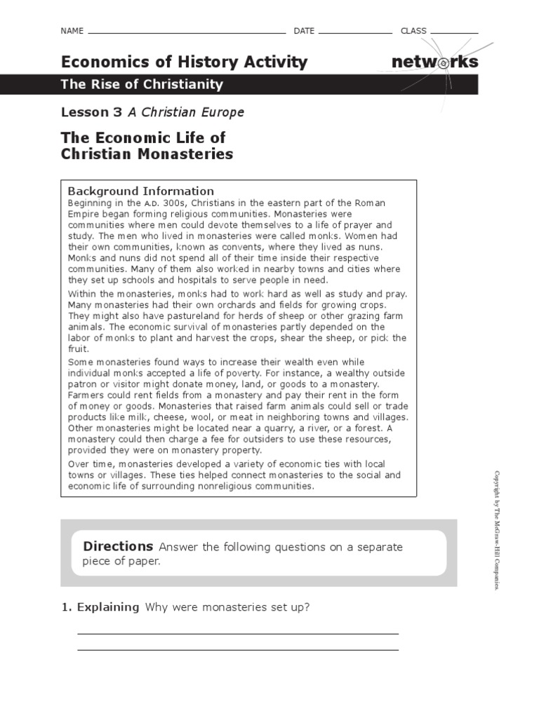 Eco of Hist Christian Monasteries | PDF